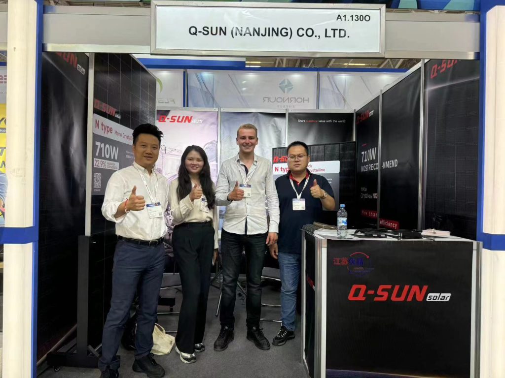 Q-sun Solar showcased latest modules at the Intersolar Europe 2024 in ...